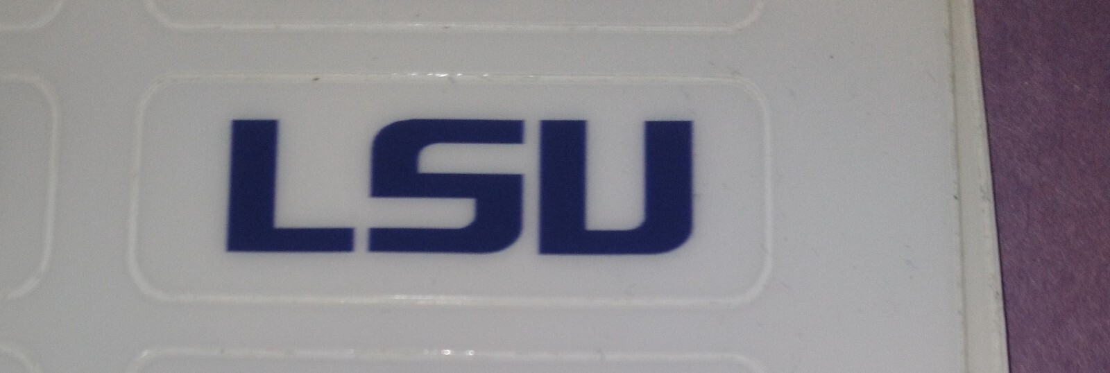 LSU football Helmet Nameplate, Vinyl Helmet Stickers, Waterproof Decals ...