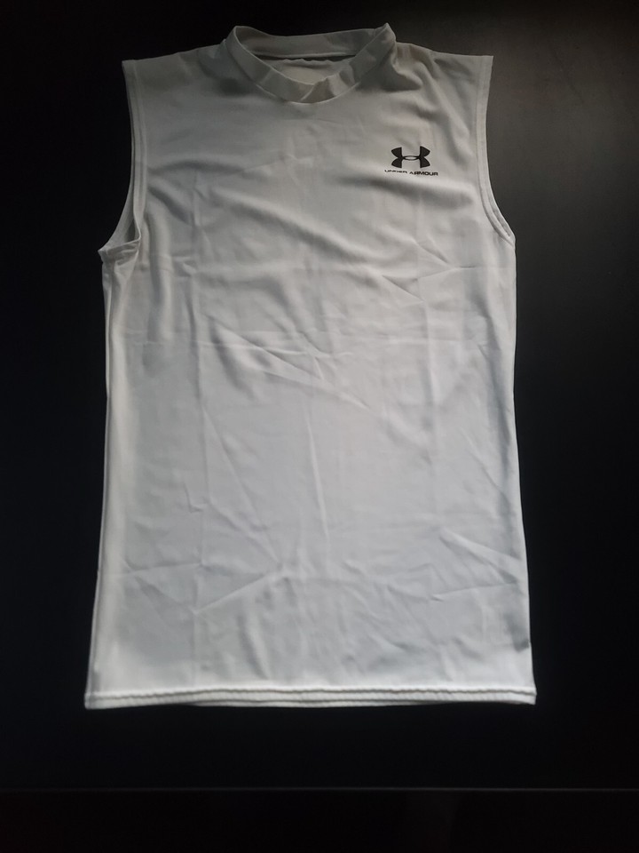 Under Armour Men's UA Tech Heat Gear Short Sleeve Compression Tank Top ...