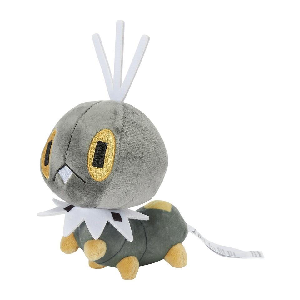 Pokemon Center Fit Plush Doll - Scatterbug 4in Bug Insect Grey Kalos ...