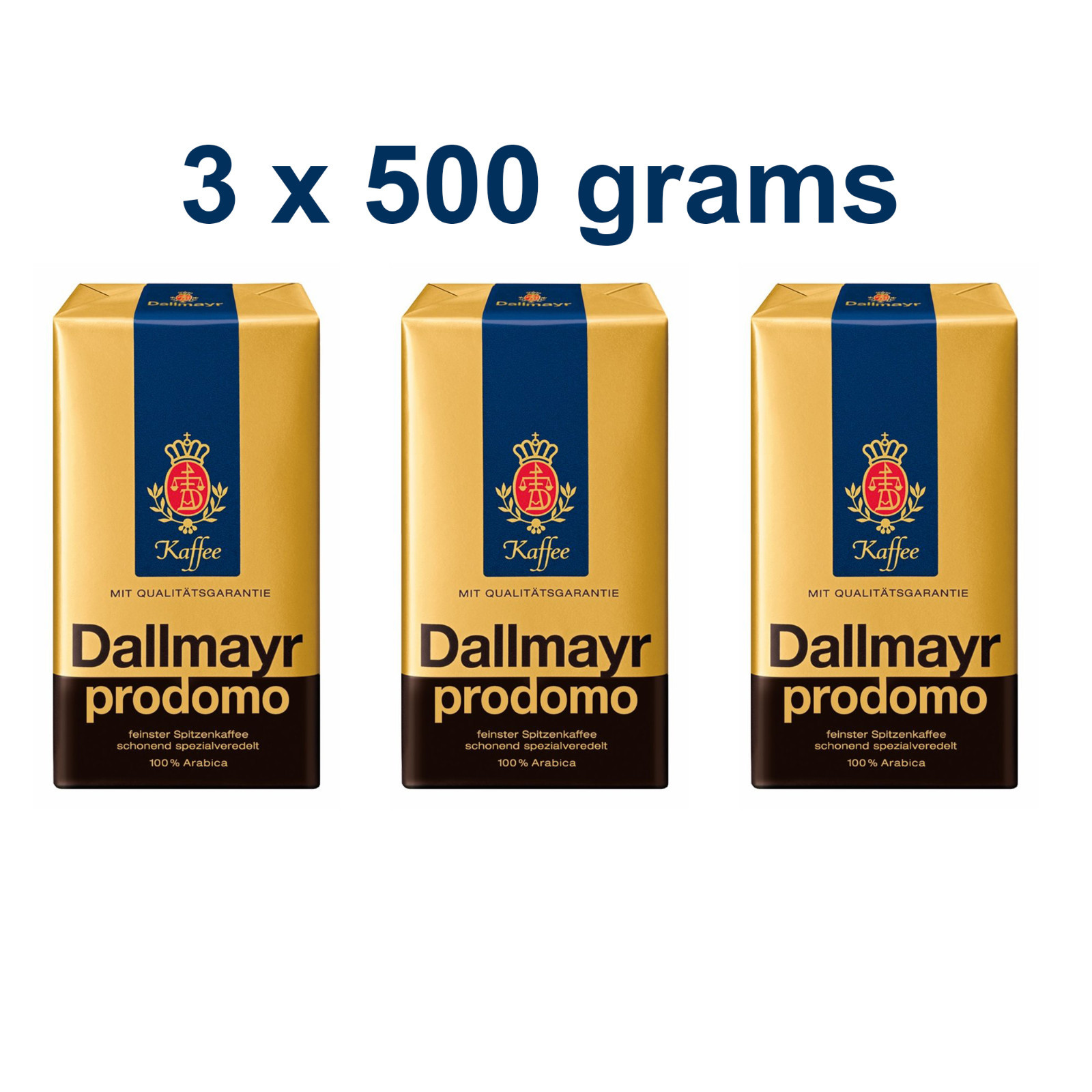 DALLMAYR PRODOMO Ground Coffee German Supplies 3x 500g 17.6oz | eBay