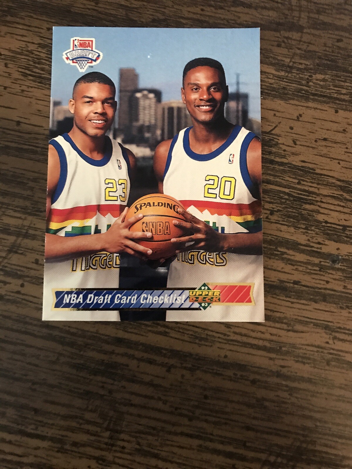 NBA Draft Card Checklist, 92-93 Upper Deck #21 | eBay