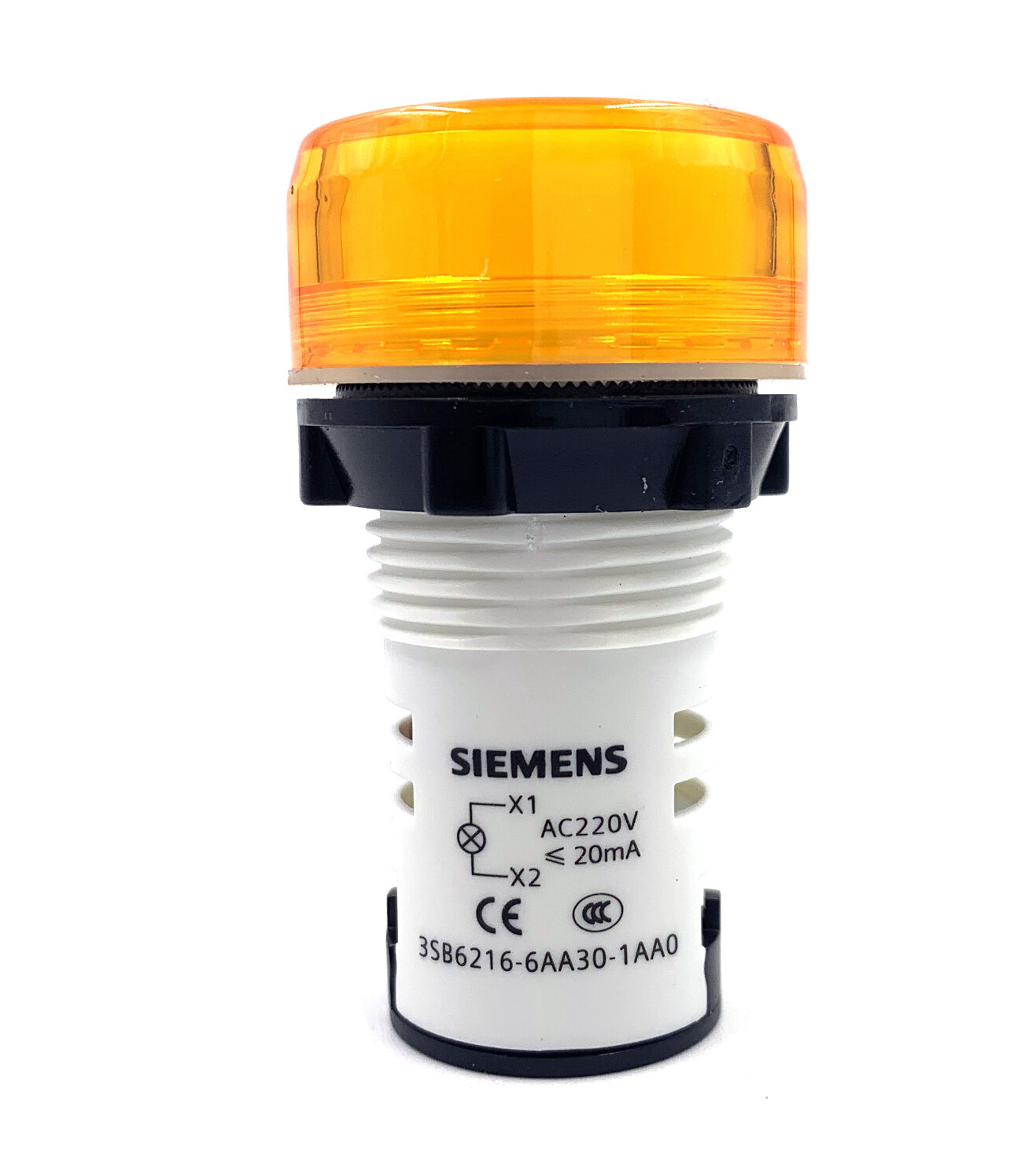 1pcs SIEMENS Panel Indicator 3SB6216-6AA30-1AA0 yellow 3SB62D6Y | eBay