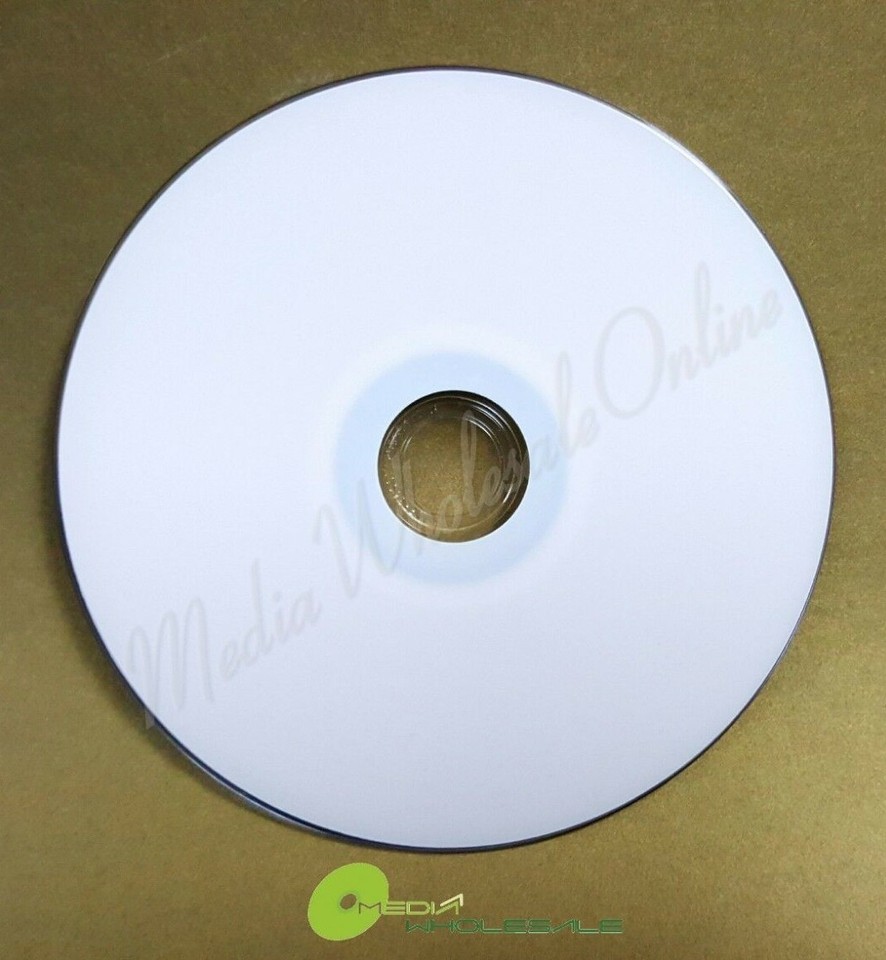 HP Blank DVD-R White Inkjet Print 4.7GB 16X Media Disc / LOT = 50 TO ...