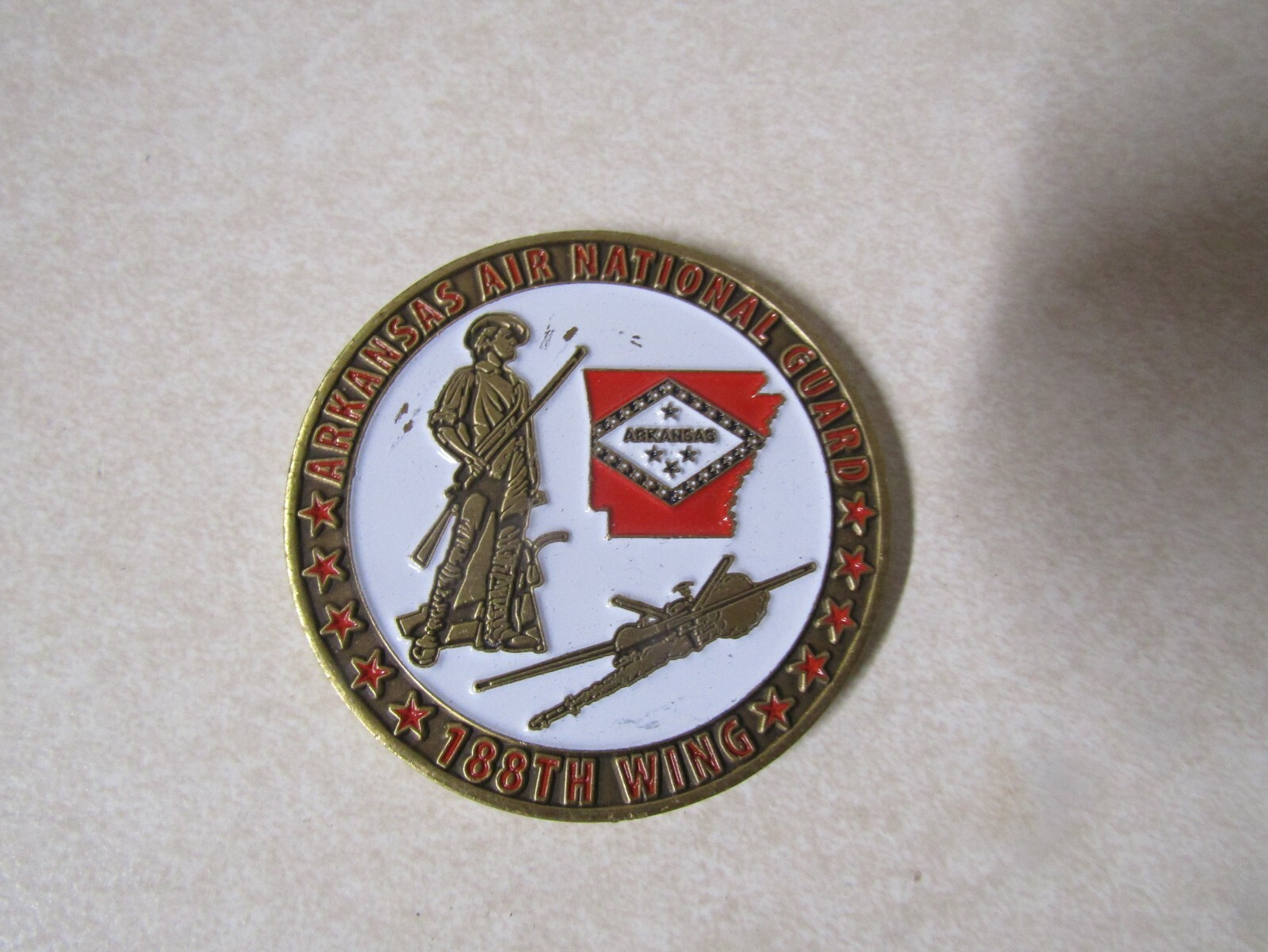 CHALLENGE COIN 188TH MEDICAL GROUP ARKANSAS AIR NATIONAL GUARD 188TH ...