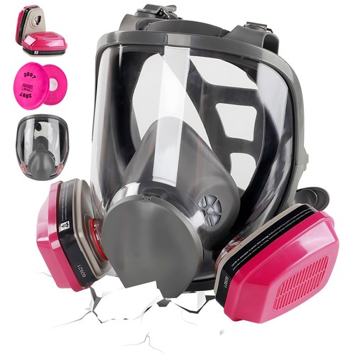 Full Face Respirator Gas Mask: 6800 Reusable Respirator Mask with ...