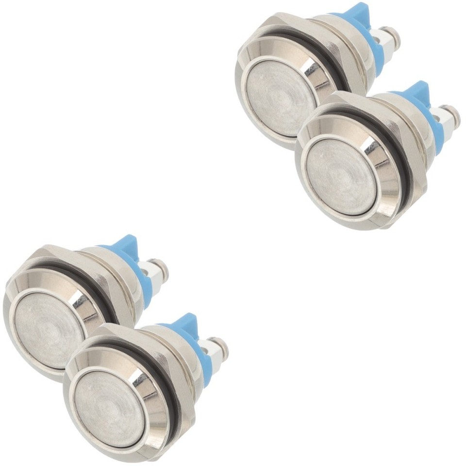 2 PCS Door Bell Ringer Button Metal Doorbell Push Garage Buttons | eBay ...