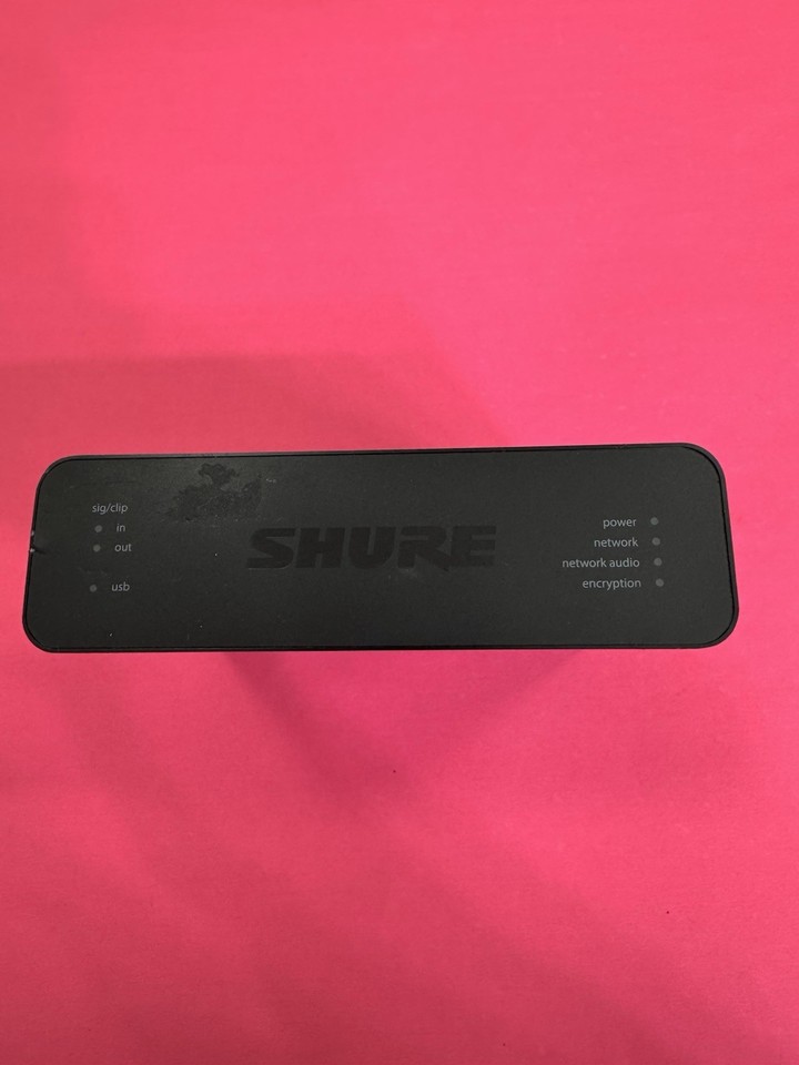 Shure ANIUSB-MATRIX Audio Network Interface USB & ANALOG I/O Dante PoE ...