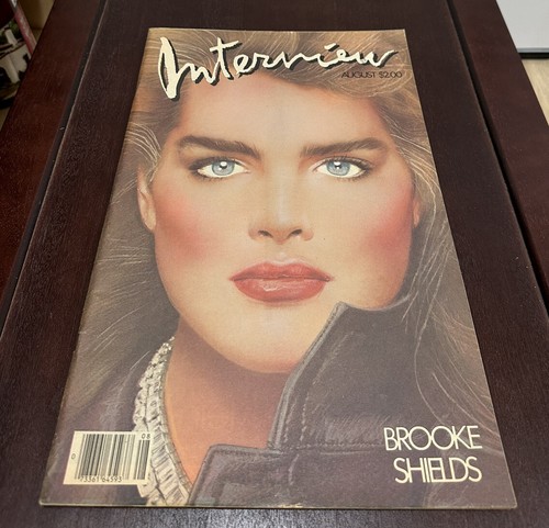 1983 August Andy Warhol’s Interview Magazine, Brooke Shields (B26) | eBay