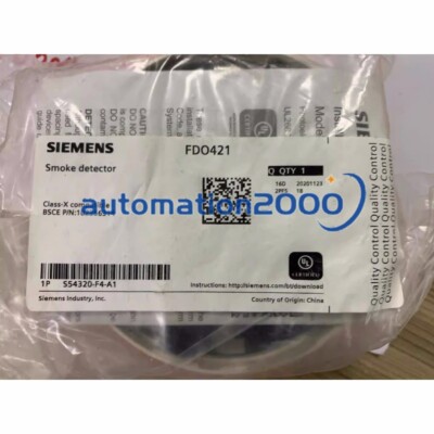 1PC Siemens FDO421 photoelectric smoke detector #P | eBay