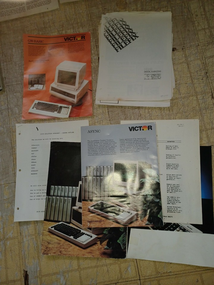 Extremely RARE VICTOR 9000 Computer system with many extras! | eBay