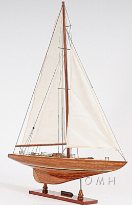 Columbia 1958 America's Cup Yacht Wooden Model 39" 12 Meter Sailboat ...