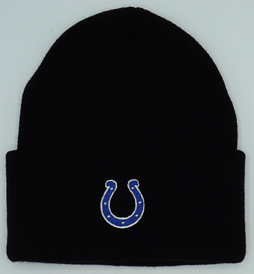 NFL Indianapolis Colts Adult Cuffed Small Logo Winter Knit Hat Cap ...