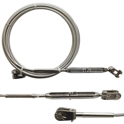 Wellcraft Boat Lifeline Safety Cable 031-2498 | 234 Inch Stainless ...