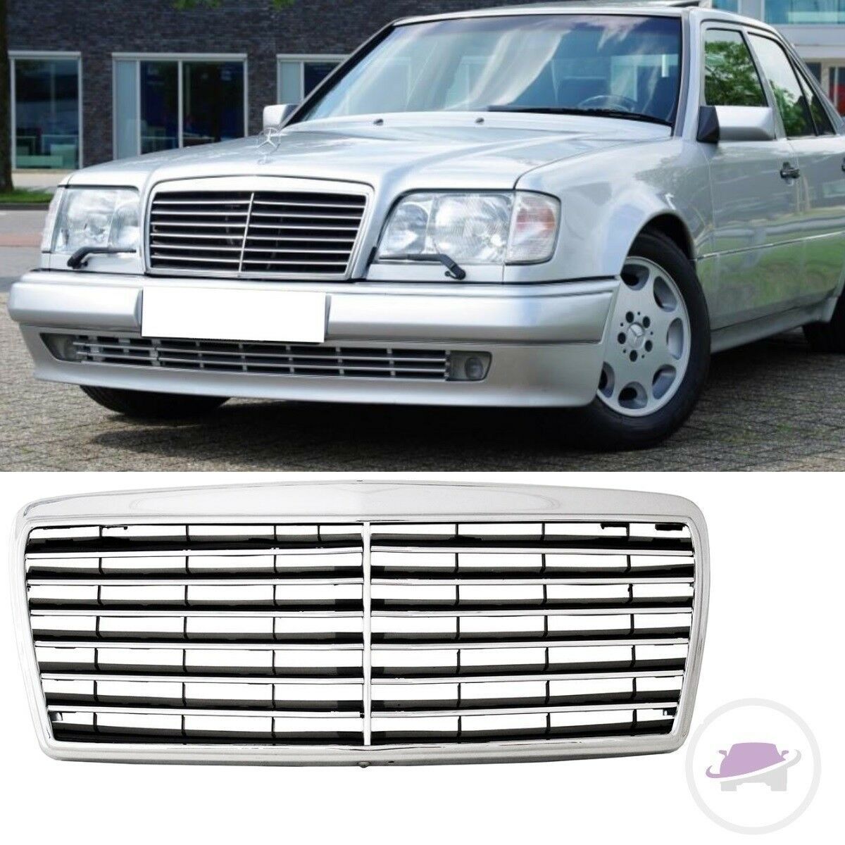 Mercedes-Benz W124 S124 C124 Kühlergrill Chrom Avantgarde Grill 93-95 ...