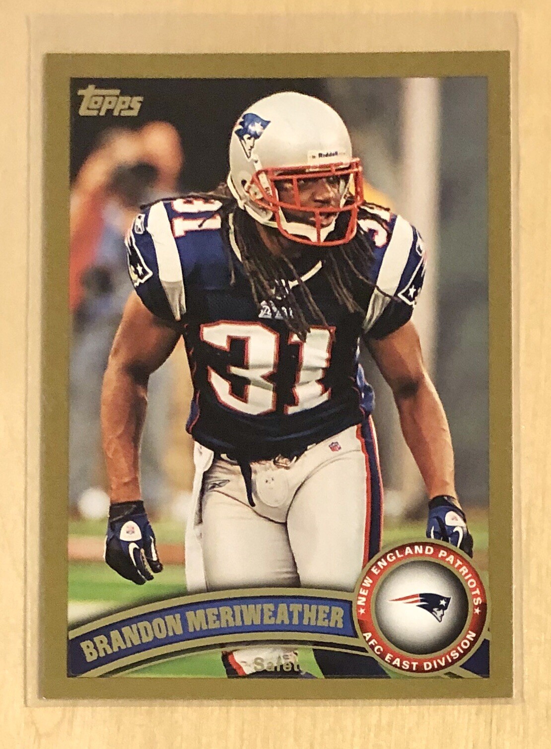 Brandon Meriweather 2011 Topps Gold 311/2011 New England Patriots #23 ...