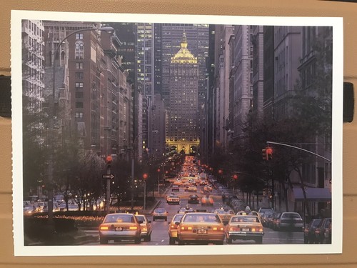 POSTCARD NEW YORK CITY- PARK AVENUE DURING RUSH HOUR TRAFFIC | eBay