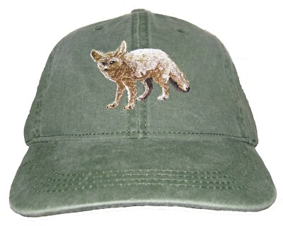 Fennec Fox Embroidered Cotton Cap NEW | eBay