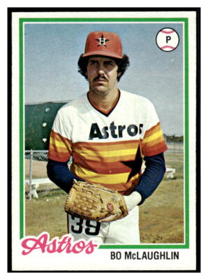 1978 Topps 437 Bo McLaughlin Houston Astros | eBay