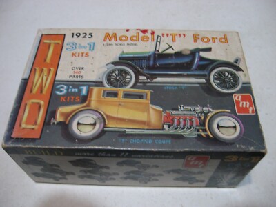 Empty Box Only - AMT 1925 Model "T" Ford Double T Model Kit #125-200 | eBay
