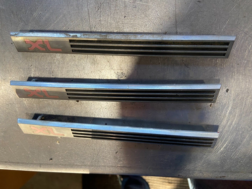 Ford XL badges OBS TTB Old school fender badge | eBay