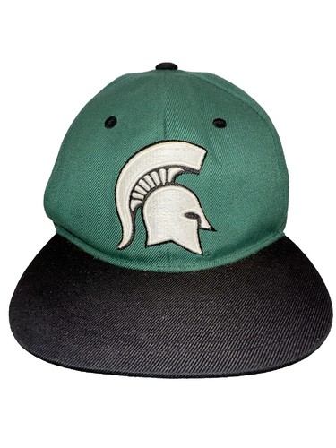Michigan State. Spartans Green w Black White Hat Cap Helmet Logo ...