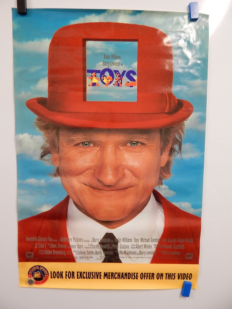 "TOYS"Robin Williams 1992 Fantasy CLASSIC Home Movie Vintage Hanging ...