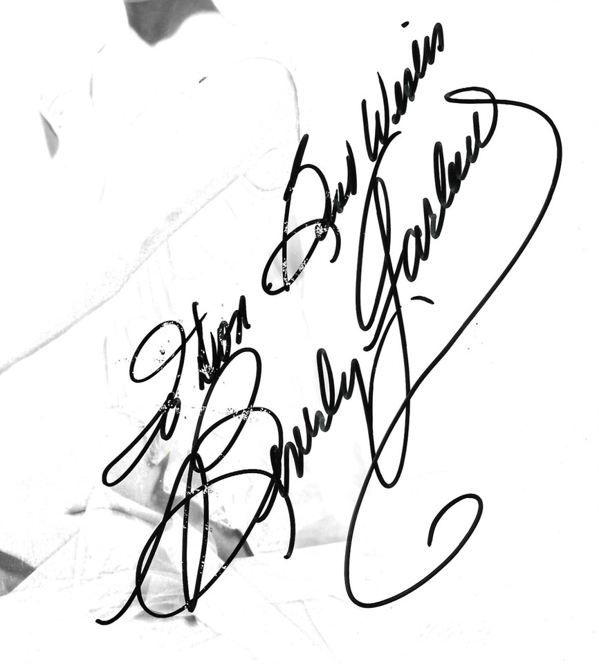 AUTOGRAPH PHOTO BEVERLY GARLAND 8X10 BUSTY SEXY ACTRESS SEE SCAN AN ...