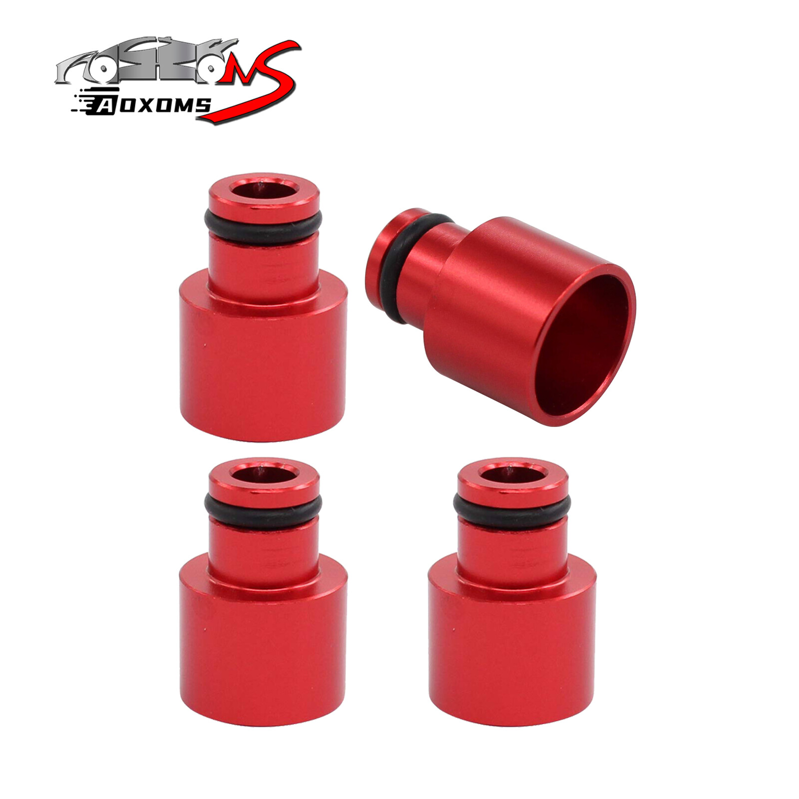For Honda Civic Acura RDX B16 B18 D16 Red Engines Fuel Injector Top Hat ...