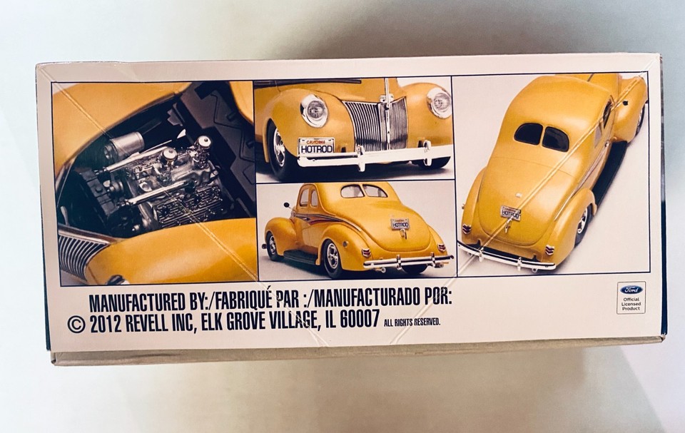 Monogram - '40 Ford Coupe Street Rod #85-4993 - 1:25 Model kit - 2012 ...