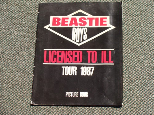 THE BEASTIE BOYS LICENSED TO ILL TOUR 1987 PICTURE BOOK CONCERT PROGRAM ...