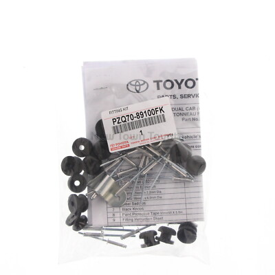Genuine Toyota HiluxTonneau Cover Replacement Fit Kit 2005 - 2015 PZQ70 ...