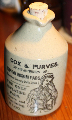 Cox & Purves Salad Dressing Bottle Ceramic Jug Moira Pottery England | eBay