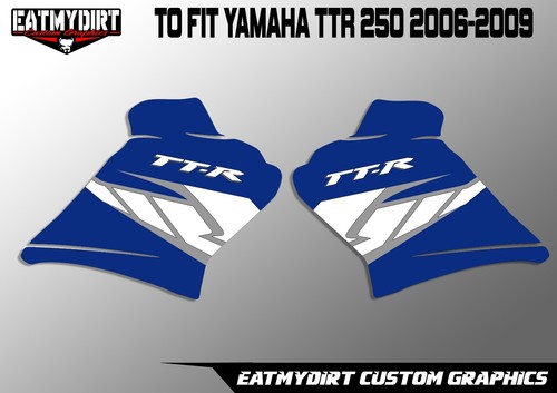 FOR YAMAHA TTR 250 2006-2009 PERFORATED TANK GRAPHICS DECALS STICKERS ...
