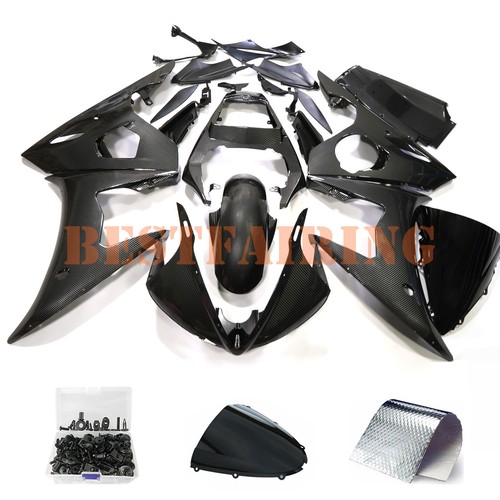 For Yamaha YZF R6 2003-2004 / R6S 2006-2009 Carbon Fiber Fairing Kit ...