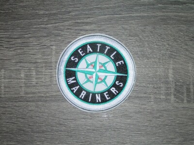 Seattle Mariners Round Alternate Retro Logo Embroidered Iron On Patch 4 ...