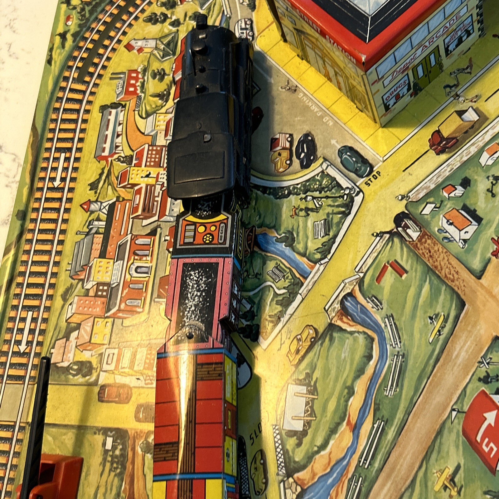 Vintage Marx Scenic Express Wind Up Train Set. See Description. Track ...