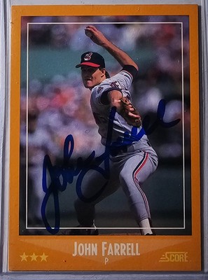 1988 SCORE #620 JOHN FARRELL SIGNED-AUTOGRAPHED-FREE USA SHIPPING | eBay