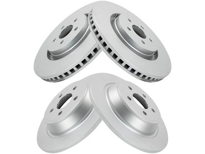 Front and Rear Brake Rotor Set For 2017-2019 Ford Fusion Sport 2018 ...