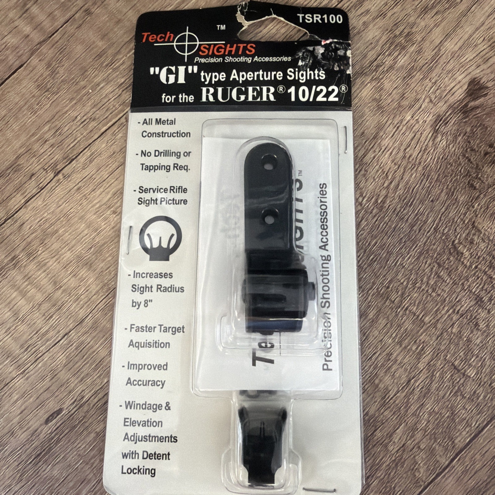 Tech Sights Aperture Sight for Ruger 10/22 TSR100 | eBay