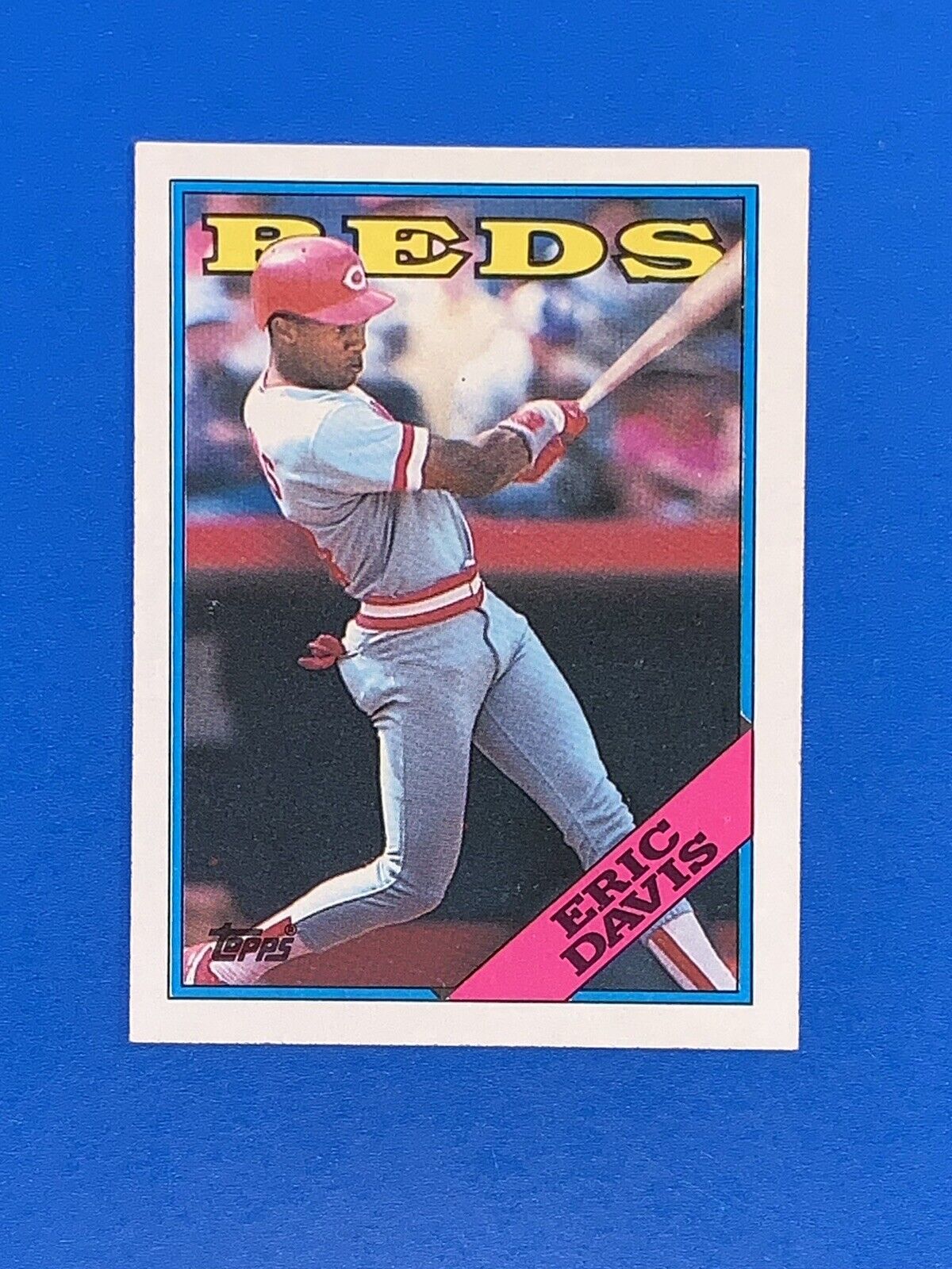 1988 Topps Eric Davis Baseball Card #150 Cincinnati Reds Set Break NM ...