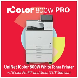 UNINET iColor 800W Pro White Toner Printer + Pro Rip + Smart Cut | eBay
