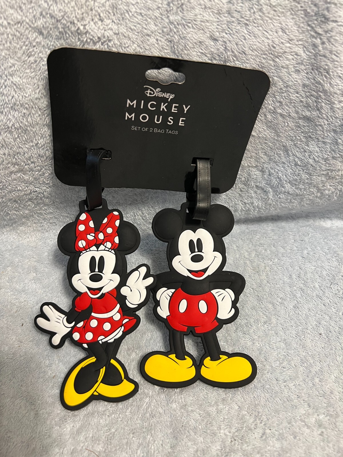 Disney Mickey Mouse & Minnie Mouse Luggage / Backpack Tags New | eBay