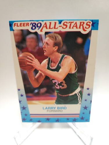 1989 Fleer Basketball All Star Sticker Larry Bird #10. | eBay