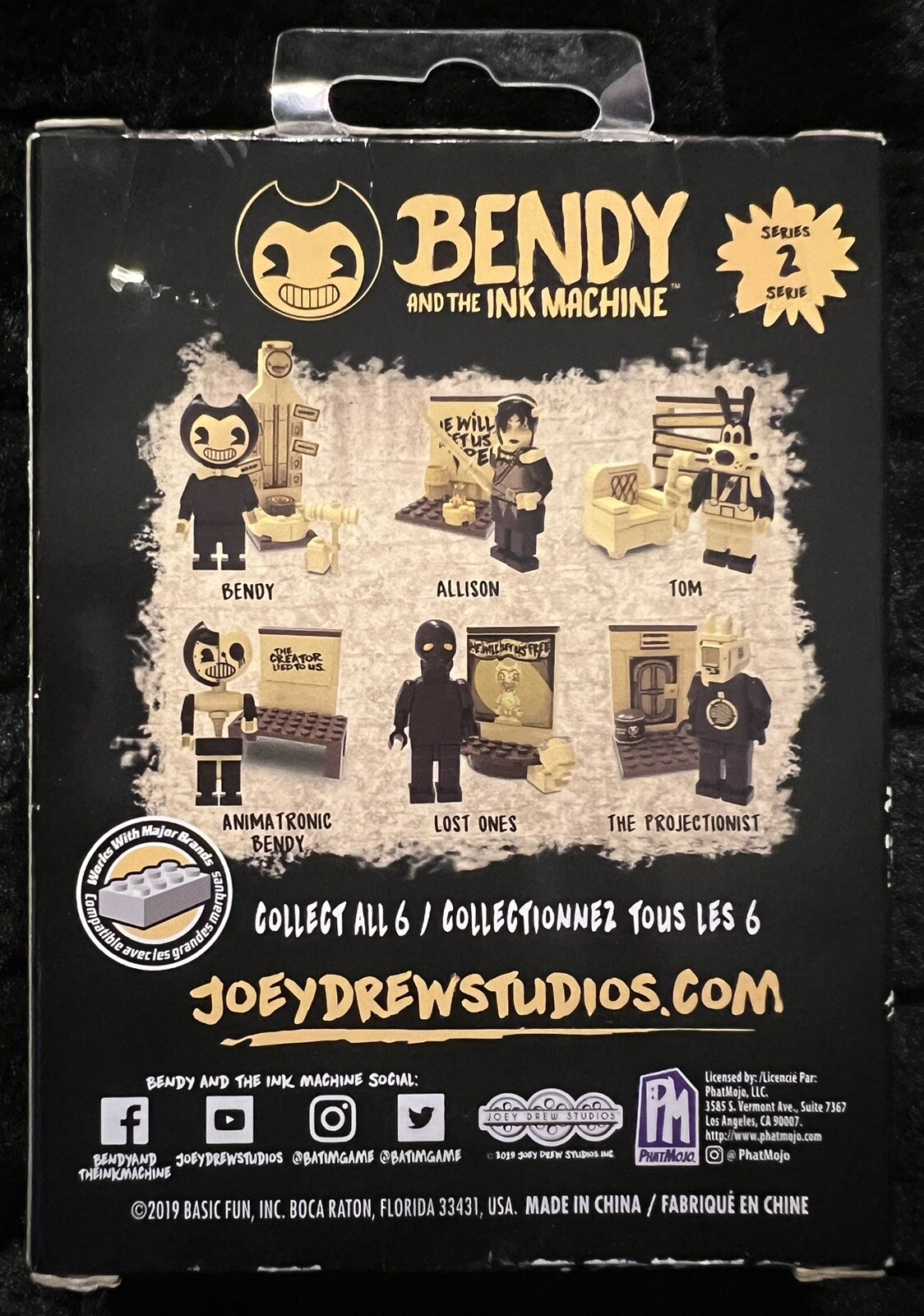 Animatronic Bendy and The Ink Machine Mini Figure Buildable Set 16 Pcs ...