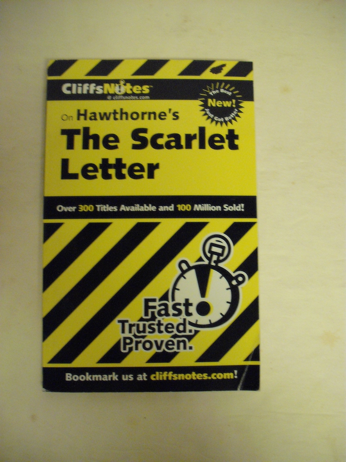 CliffsNotes on Hawthorne's The Scarlet Letter (CLIFFSNOTES LITERATURE ...