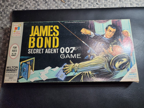 Vintage 1964 Milton Bradley James Bond Secret Agent 007 Board Game | eBay