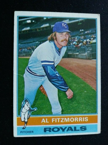 1976 Topps Baseball Card # 144 Al Fitzmorris - Kansas City Royals | eBay