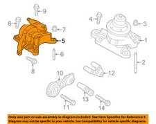 Ford OEM 2016 Explorer-transmission Trans Mount FB5Z6068B for sale ...