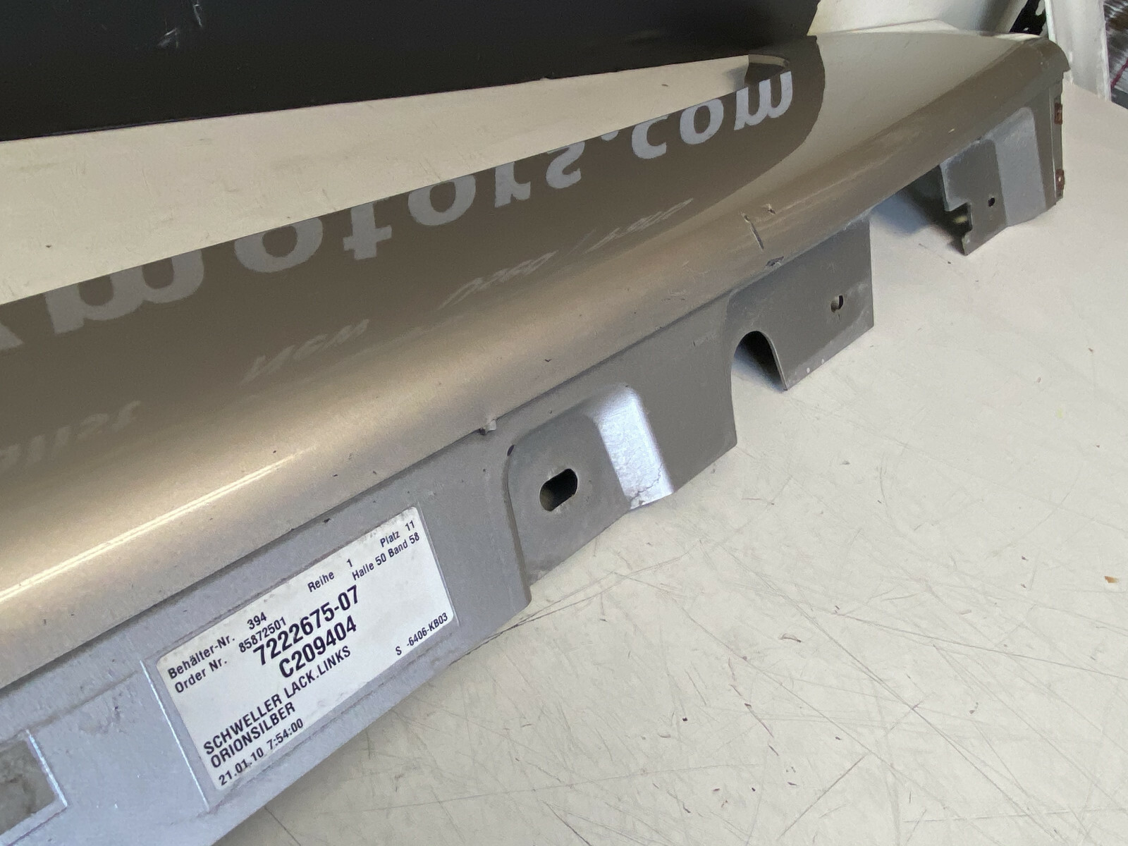 BMW SIDE SKIRT ROCKER PANEL LEFT F07 535i 550i 535iX 550iX GT 10-17 ...