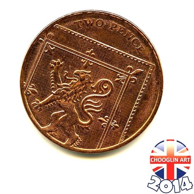 A 2014 British Copper-Plated Steel ELIZABETH II TWO PENCE 2p coin | eBay